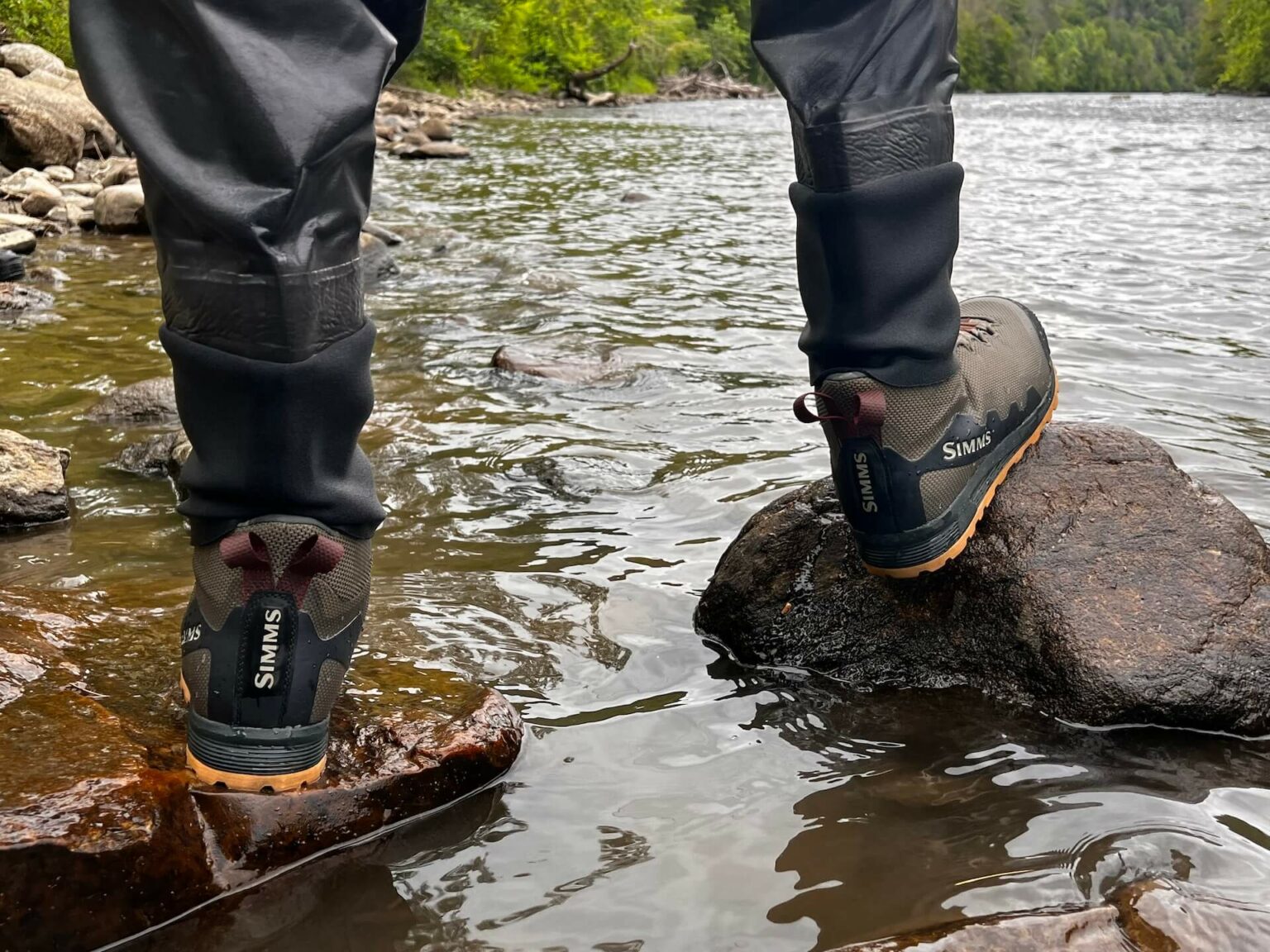 On the Water with the Simms Flyweight Access Boot | The Wading List